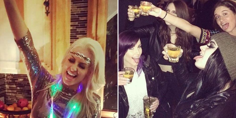 15 Must-See Party Pics Of WWE Divas | TheRichest